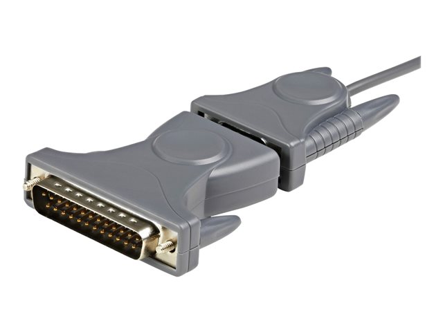 StarTech.com Câble Adaptateur USB vers Port Serie DB9 - DB25 avec Adaptateur DB9 DB25 (ICUSB232DB25)