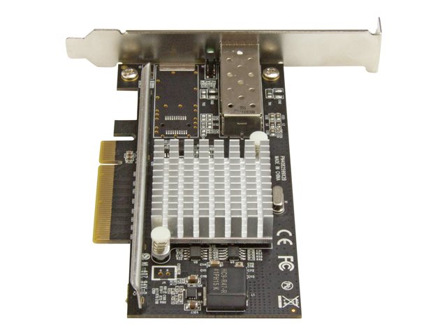StarTech.com Carte réseau PCI Express à 1 port fibre optique 10 Gigabit Ethernet avec slot SFP+ ...